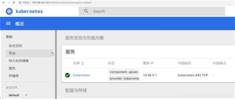 配置k8s web ui控制台 csdn博客