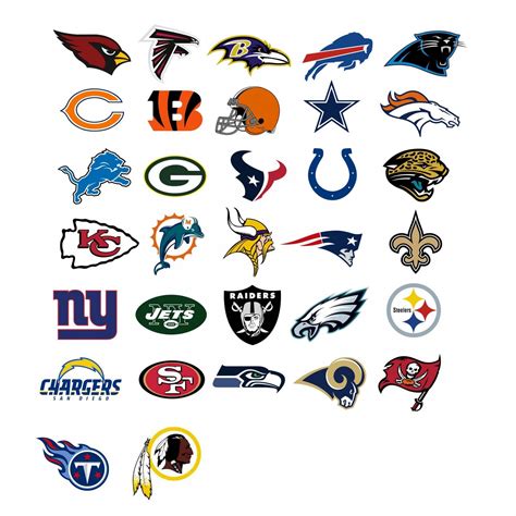 Nfl Team Logos Vector At Collection Of Nfl Team Logos