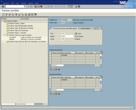 To Configure A Partner Profile Configuring SAP R 3 For The 49 OFF