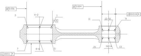 method for measuring parallel degree errors of connecting rod type part given direction relative