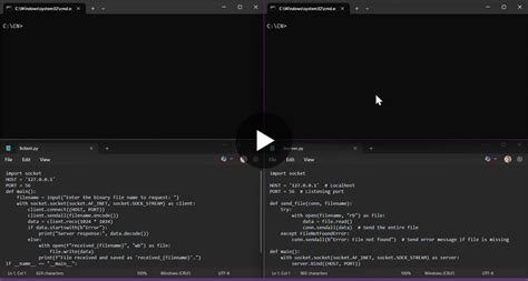 Built A Basic File Transfer System Using Python Sockets Satya Mrudula