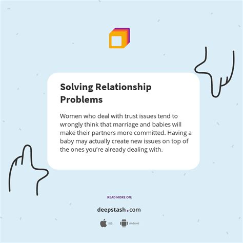 Solving Relationship Problems Deepstash
