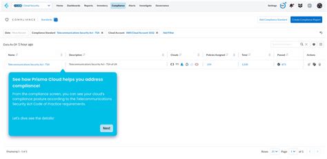 Prisma Cloud Adds Telecommunications Security Act Compliance Framework
