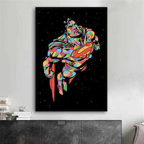Superman Pop Art Canvas Pop Art Canvas Pop Art Canvas Art