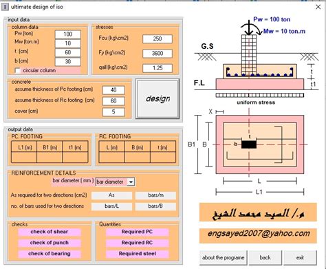 Foundation Design Software Civil Engineering Library