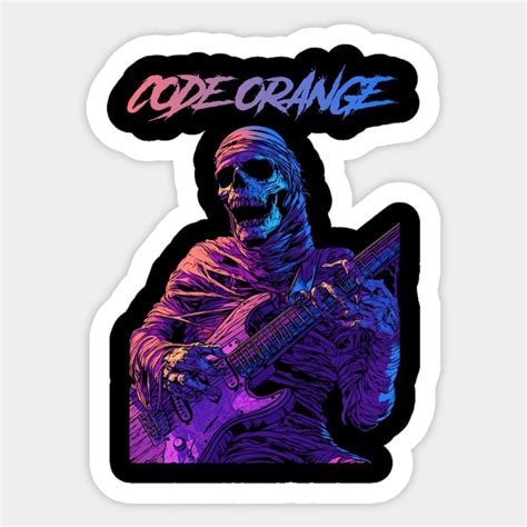 Code Orange Band Fan Art Code Orange Band Fan Art Sticker Teepublic
