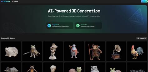 sudo ai 人工智能驱动的3d生成 aitoolnet