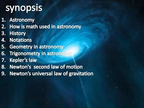 Mathematics In Astronomy