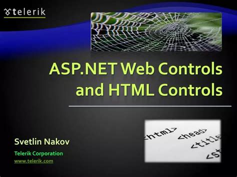 PPT ASP NET Web Controls And HTML Controls PowerPoint Presentation Free Download ID