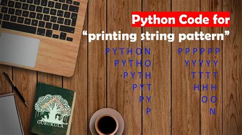 Learn Python In Tamil How To Print Pattern With Strings Gurukula