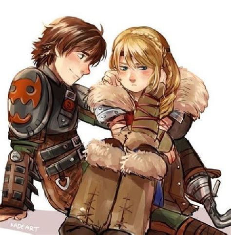 Hiccup And Astrid Fan Art How To Train Your Dragon How To Train