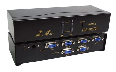 VGA Matrix Switch 2 Input 4 Output 450mhz With Remote At 2500 Matrix Switches In Faridabad