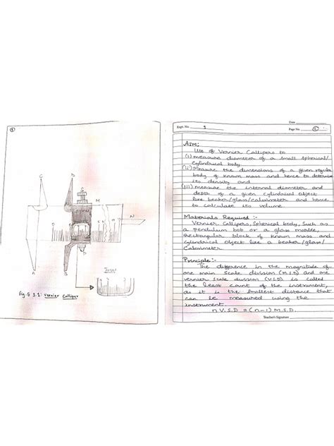 Physics Practical File Sample Pdf