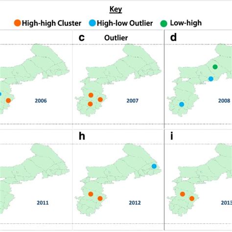 Cluster Analysis Using Anselin Local Morans I The Results Of Spatial Download Scientific