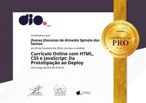 Jhones Jhonatas De Almeida Spinola Dos Santos — Dio Community Profile