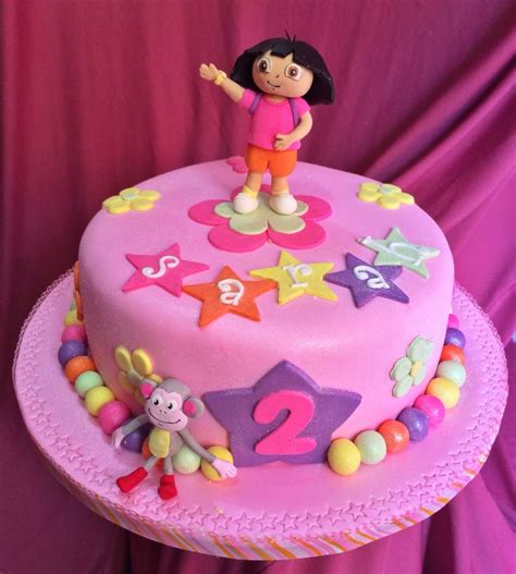 Dora Cake Novelty Cakes Dora Cake 2nd Birthday Parties