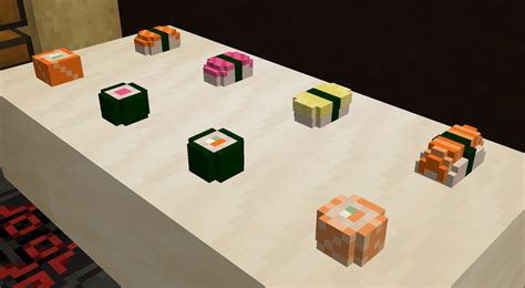 Sushi Minecraft Texture Pack