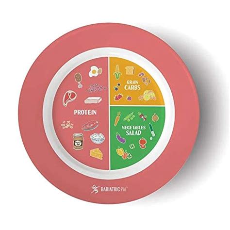 Bariatric Portion Control Plate By Bariatricpal 20 Pink