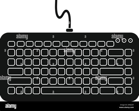 Computer Keyboard Icon Flat Style Vector EPS Stock Vector Image Art Alamy