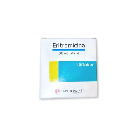 Eritromicina 500mg 100 Tabletas Drogueria Alfa And Omega