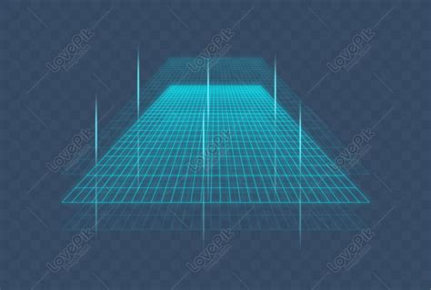 Tech Grid Background Abstract Technology Background Light Light