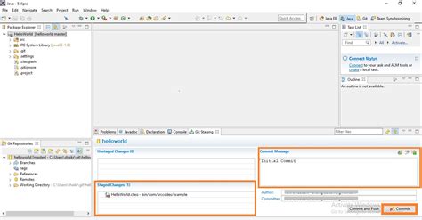 Integration Of Git Into Eclipse IDE Canarys