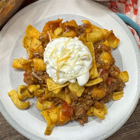 How To Make The Best Frito Pie Recipe With Ground Beef Back To My