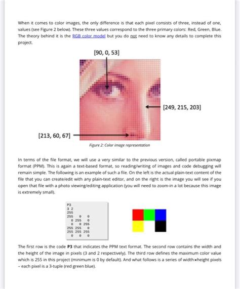 solved background a digital image with dimensions h×w is