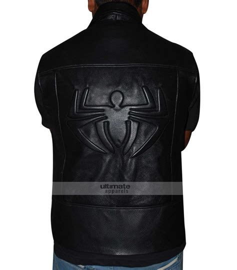 Spiderman Noir Vest Spiderman Noir Replica Marvel Leather Vest