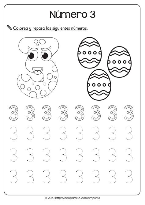 Cuadernillo De Numeros Del 1 Al 20 Preescolar Pdf