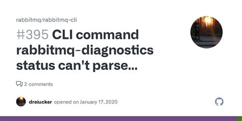 cli command rabbitmq diagnostics status can t parse watermark · issue