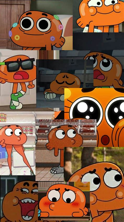 Wallpaper Darwin Watterson Aesthetic Collage Poster Tasarımları