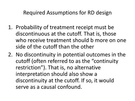 Ppt Regression Discontinuity Design Powerpoint Presentation Free