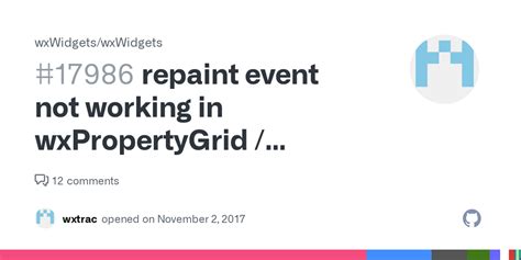 Repaint Event Not Working In WxPropertyGrid WxChoice With GTK Issue WxWidgets