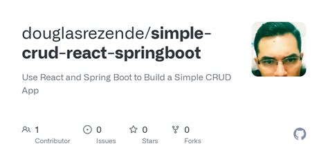Github Douglasrezendesimple Crud React Springboot Use React And