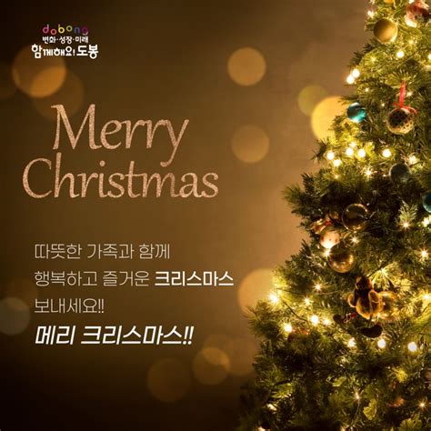 행복한 메리 크리스마스 보내세요 서울특별시 도봉구 웰로