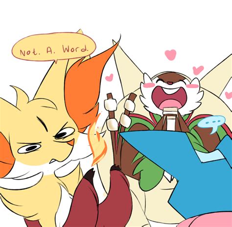 Delphox And Greninja Love