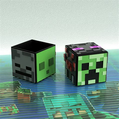 Boîte à Souvenirs Minecraft ⛏・fichier Stl Pour Impression 3d・cults