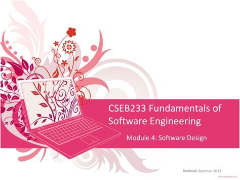 Ppt Principles And Models Of Software Design Powerpoint Presentation Id4428057