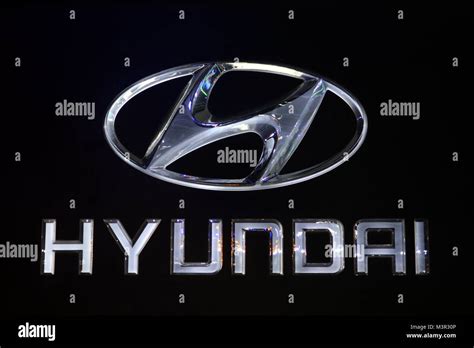 Das hyundai logo -Fotos und -Bildmaterial in hoher Auflösung – Alamy