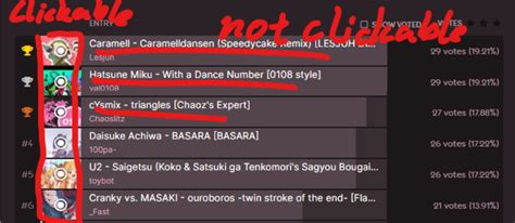 Beatmap Contest Entry Titles Should Be Clickable · Issue 10673 · Ppy