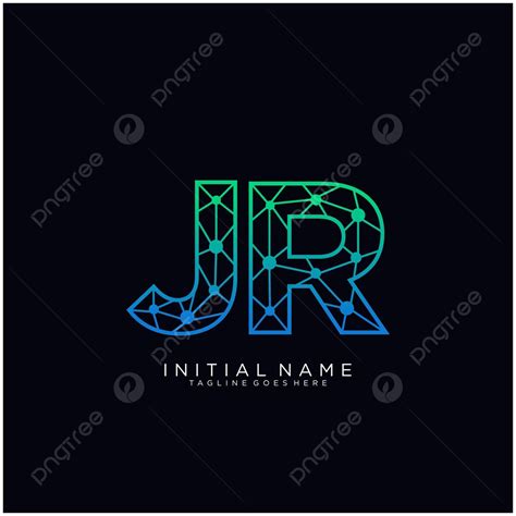 Jr Letter Logo Icon Design Template Elements Monogram Simple Design