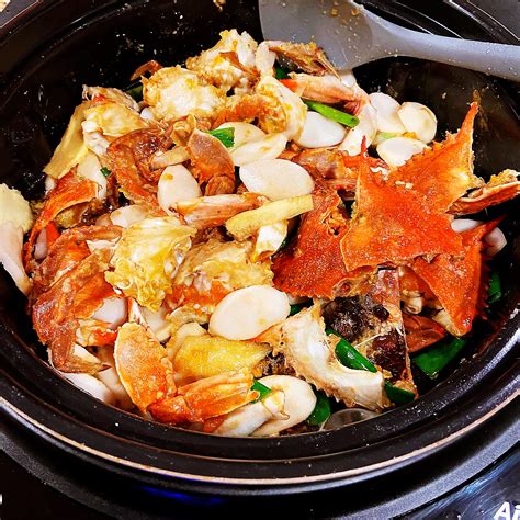 Airgo Blue Crab With Rice Cake Airgo Recipes By Ezcuisine