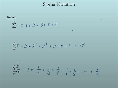 12908 Sigma Notation Ppt