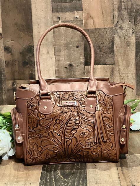 Western Leather Handbag Etsy