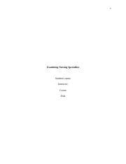 DNP Personal Goal Statement Docx DNP Personal Goal Statement Author Institution Affiliation