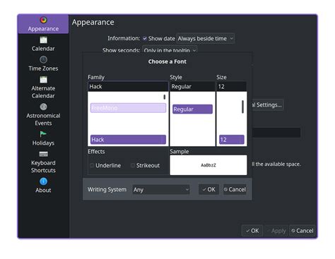 Kde Font Chooser Not Themed Correctly Help Kde Discuss