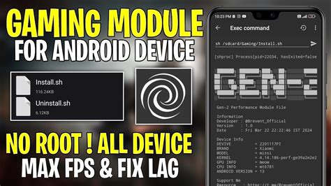 Magisk Gaming Module No Root Optimize Android Performance Max FPS Fix Lag YouTube