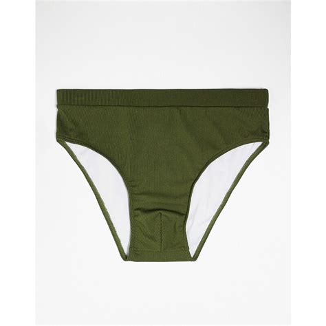 Reclaimed Vintage Boxer Da Bagno Kaki A Coste Multicolore Stileo It