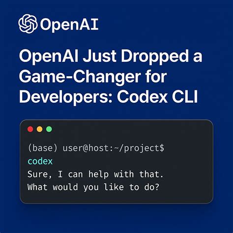 OpenAI launches Codex CLI, a coding assistant | ANKIT Singh posted on the topic | LinkedIn